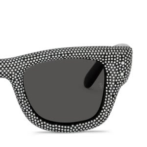 Ray-Ban RB4940BP Wayfarer Puffer black frame with dark grey lenses ...