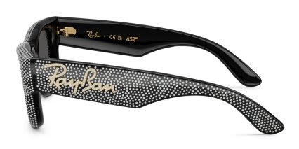 Ray-Ban RB4940BP Wayfarer Puffer black frame with dark grey lenses ...