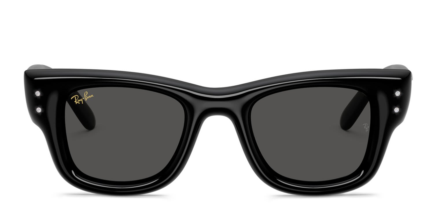 Ray-Ban RB4940B Wayfarer Puffer black frame with dark grey lenses ...