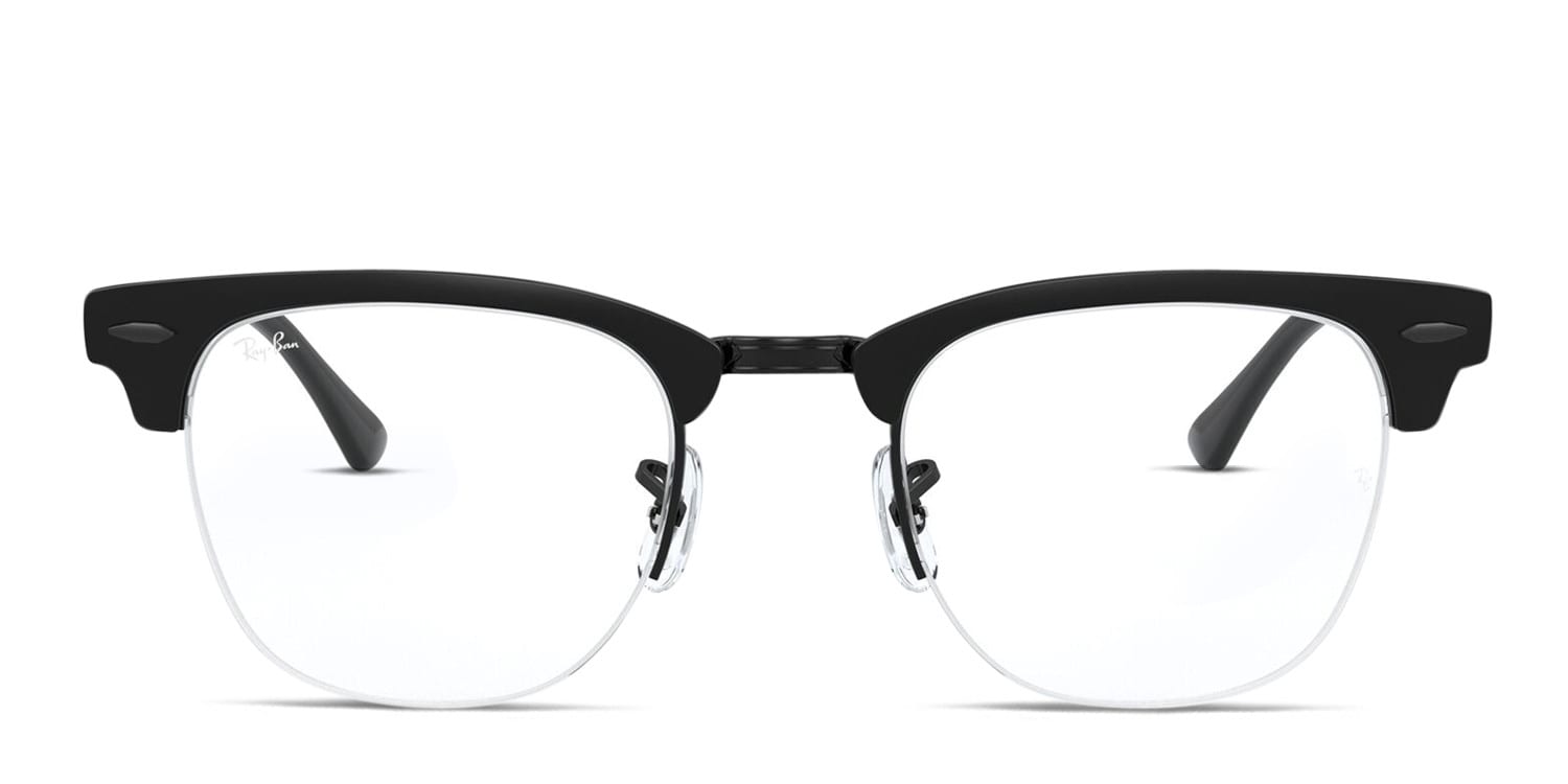 Ray-Ban RX3716VM Clubmaster Metal Black Eyeglasses | Includes Free Rx ...