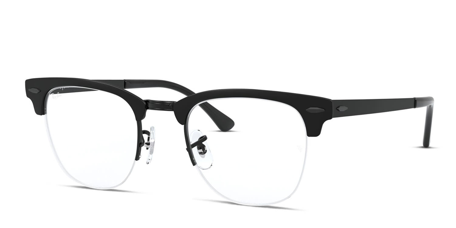 Ray-Ban RX3716VM Clubmaster Metal Black Eyeglasses | Includes Free Rx ...
