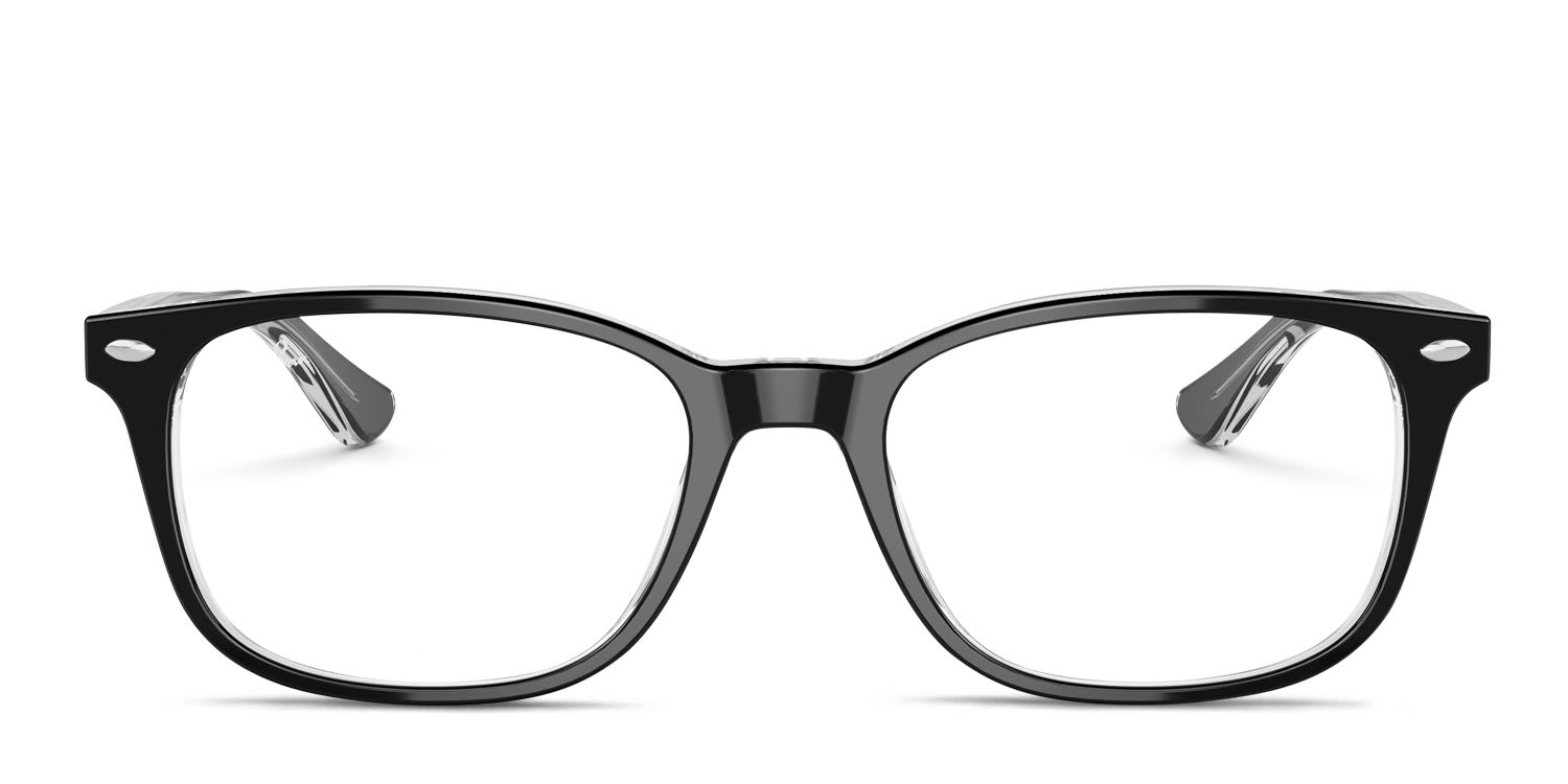 Ray-Ban RX5375 black , clear frames