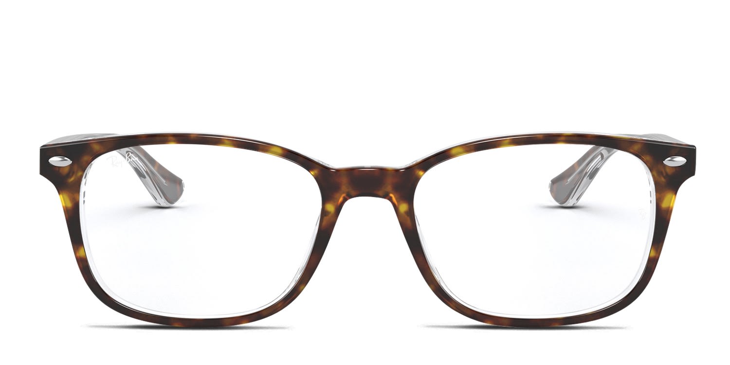 Ray-Ban RX5375 tortoise , clear frame