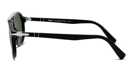 Persol PO3235S El Profesor Sergio Shiny Black Prescription Sunglasses