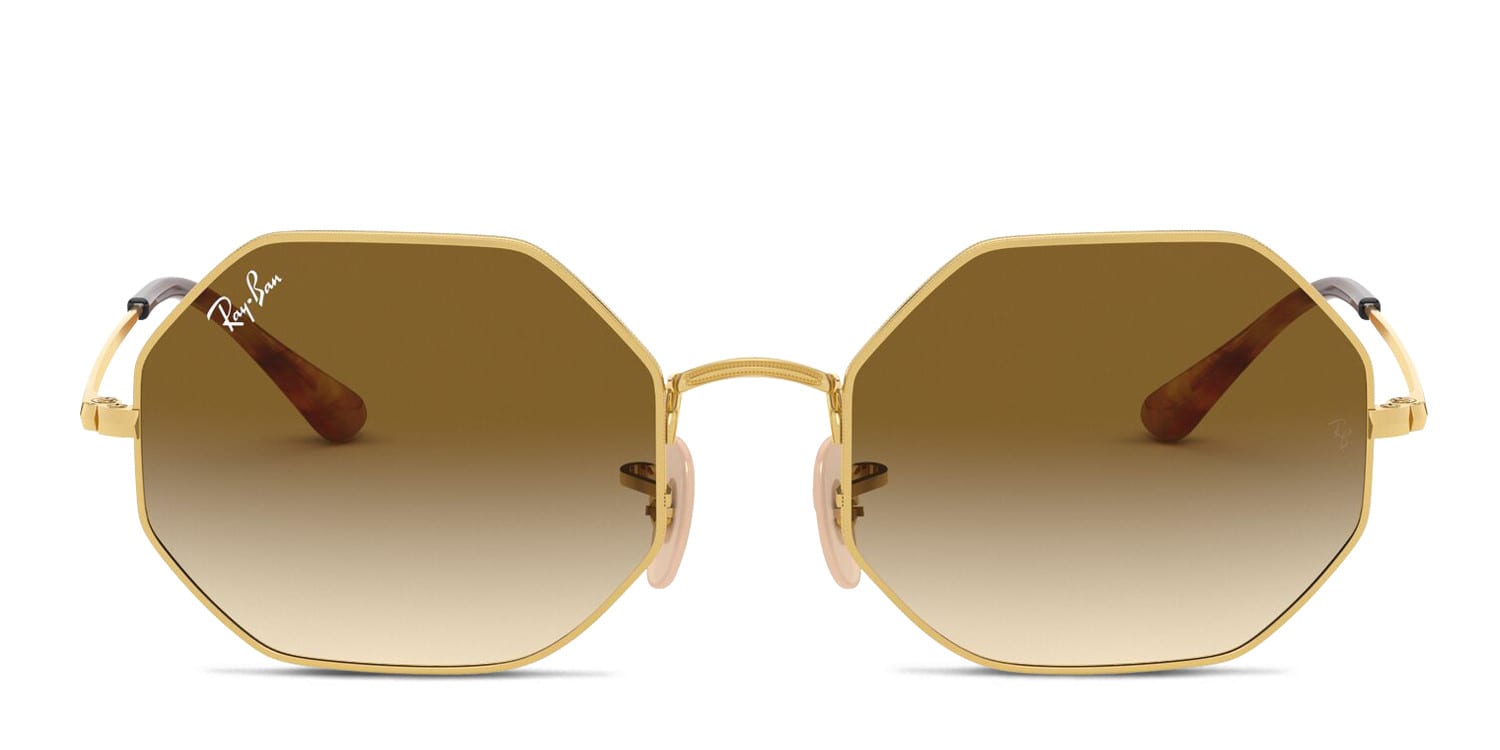 Ray-Ban RB1972 Octagon Gold, Brown