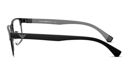 Emporio Armani EA1105 Matte Black Eyeglasses | Includes Free Rx Lenses ...