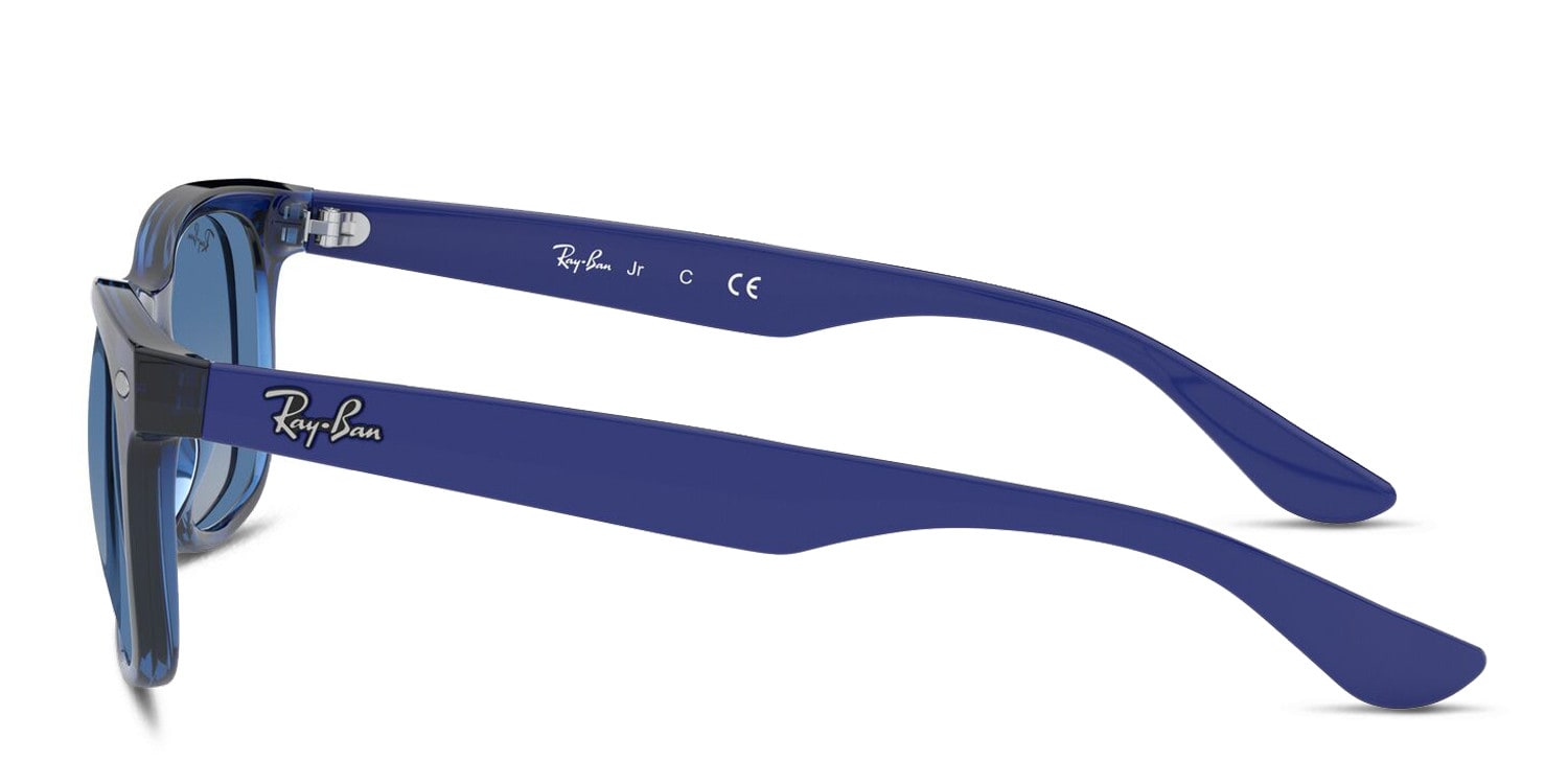 Ray-Ban RJ9052S New Wayfarer Kids Blue , Clear , Gray