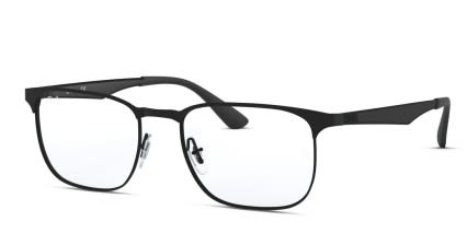 Ray-Ban RX6363 Matte Black Eyeglasses | Includes Free Rx Lenses ...