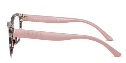 Prada PR 03WV Tortoise/Pink Eyeglasses | Includes Free Rx Lenses ...