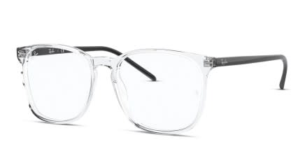 Ray-Ban RX5387 Clear/Black Eyeglasses | Includes Free Rx Lenses ...