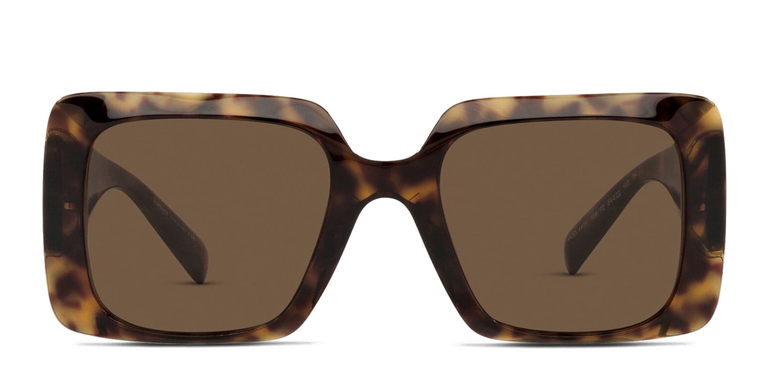 Versace VE4405 tortoise frame with dark brown lenses. Lenses provide ...