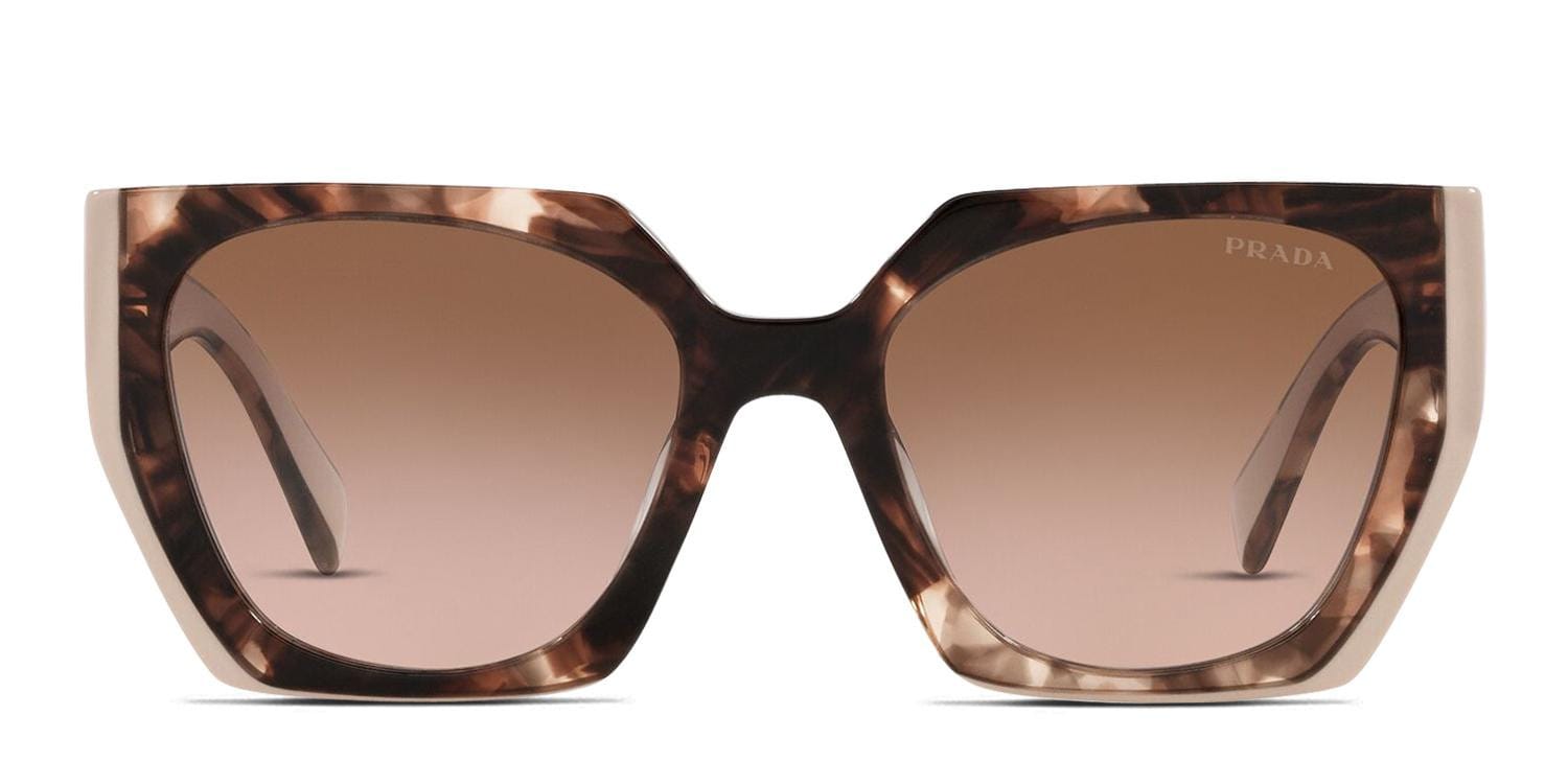 Prada PR 15WS Tortoise, Pink Prescription Sunglasses - 50% Off Lenses