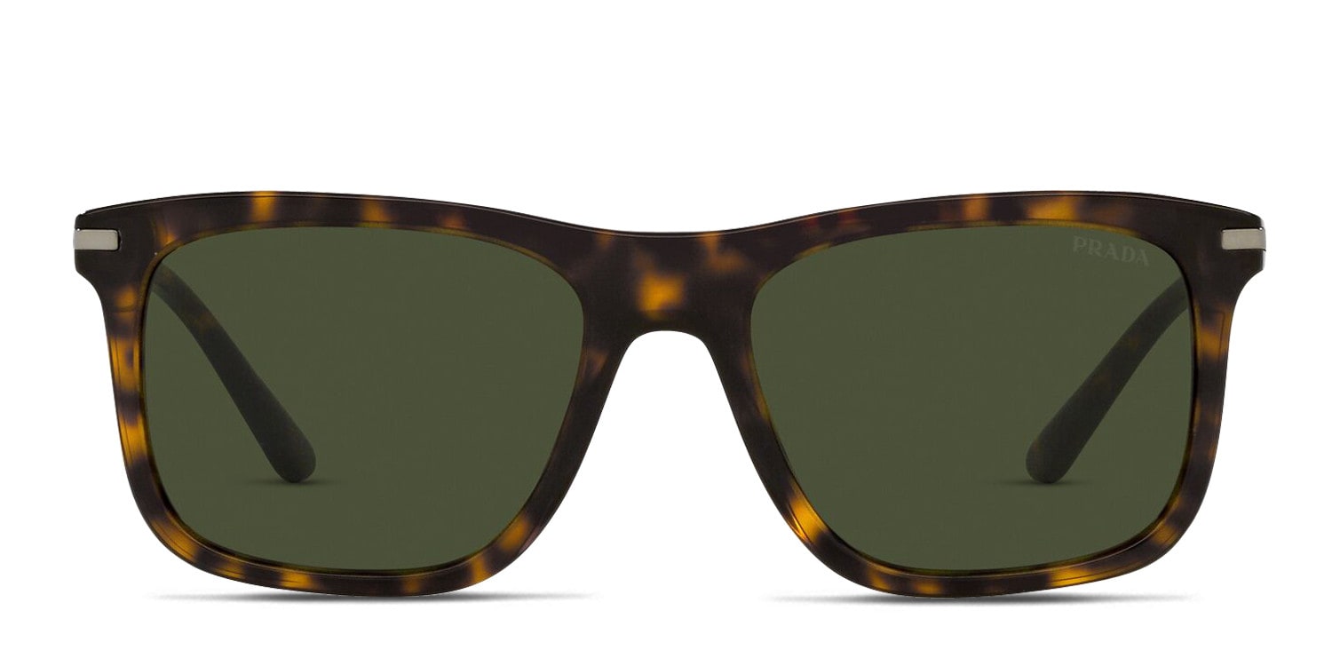 Prada PR18WS tortoise frame with green lenses. Lenses provide 100% UV ...