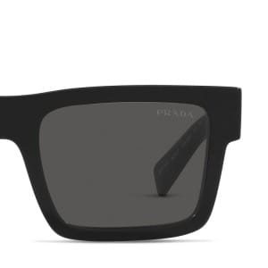 Prada PR19WS black frame with dark grey lenses. Lenses provide 100% UV ...