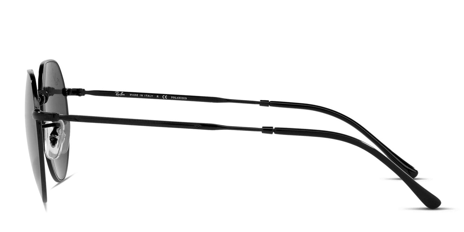 Ray-Ban RB3565 Jack black frame with polarized black lenses. Lenses ...