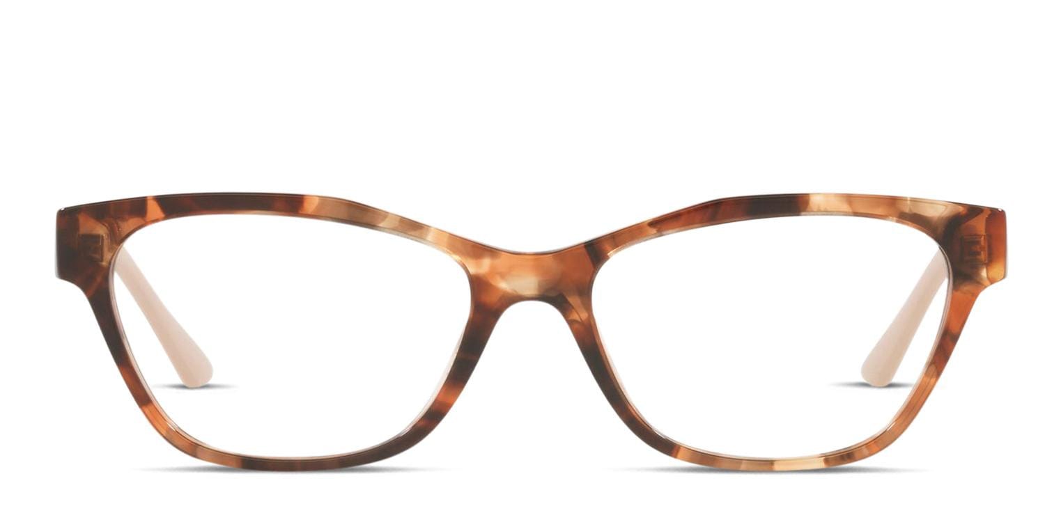 Prada PR 03WV Tortoise/Orange Eyeglasses | Includes Free Rx Lenses ...