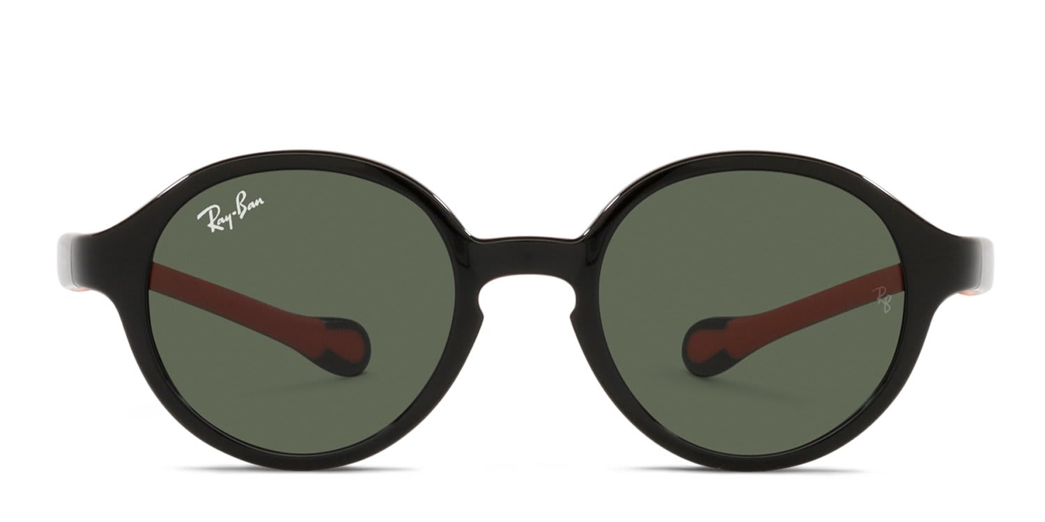 Ray-Ban RJ9075S Kids Black, Red Prescription Sunglasses