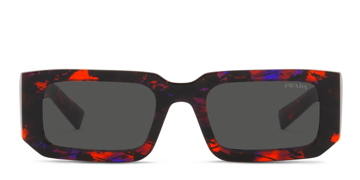 Prada PR06YS orange frame with dark grey lenses. Lenses provide 100% UV ...