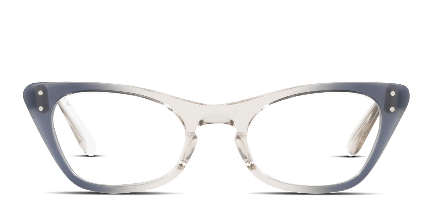 Ray-Ban RY9099V Miss Burbank Kids Blue, Clear Prescription Eyeglasses
