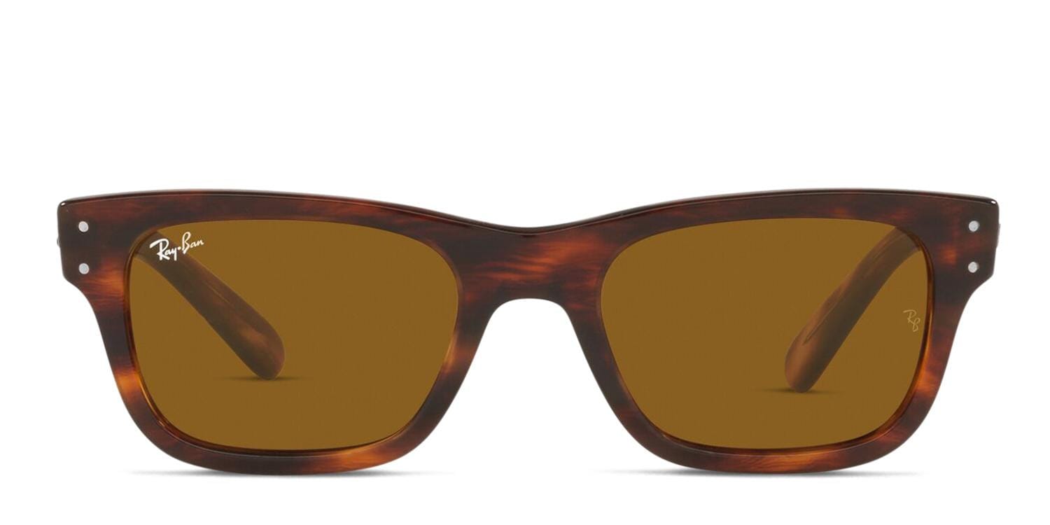 Ray-Ban RB2283 Mr Burbank Tortoise, Brown Prescription Sunglasses - 50% ...
