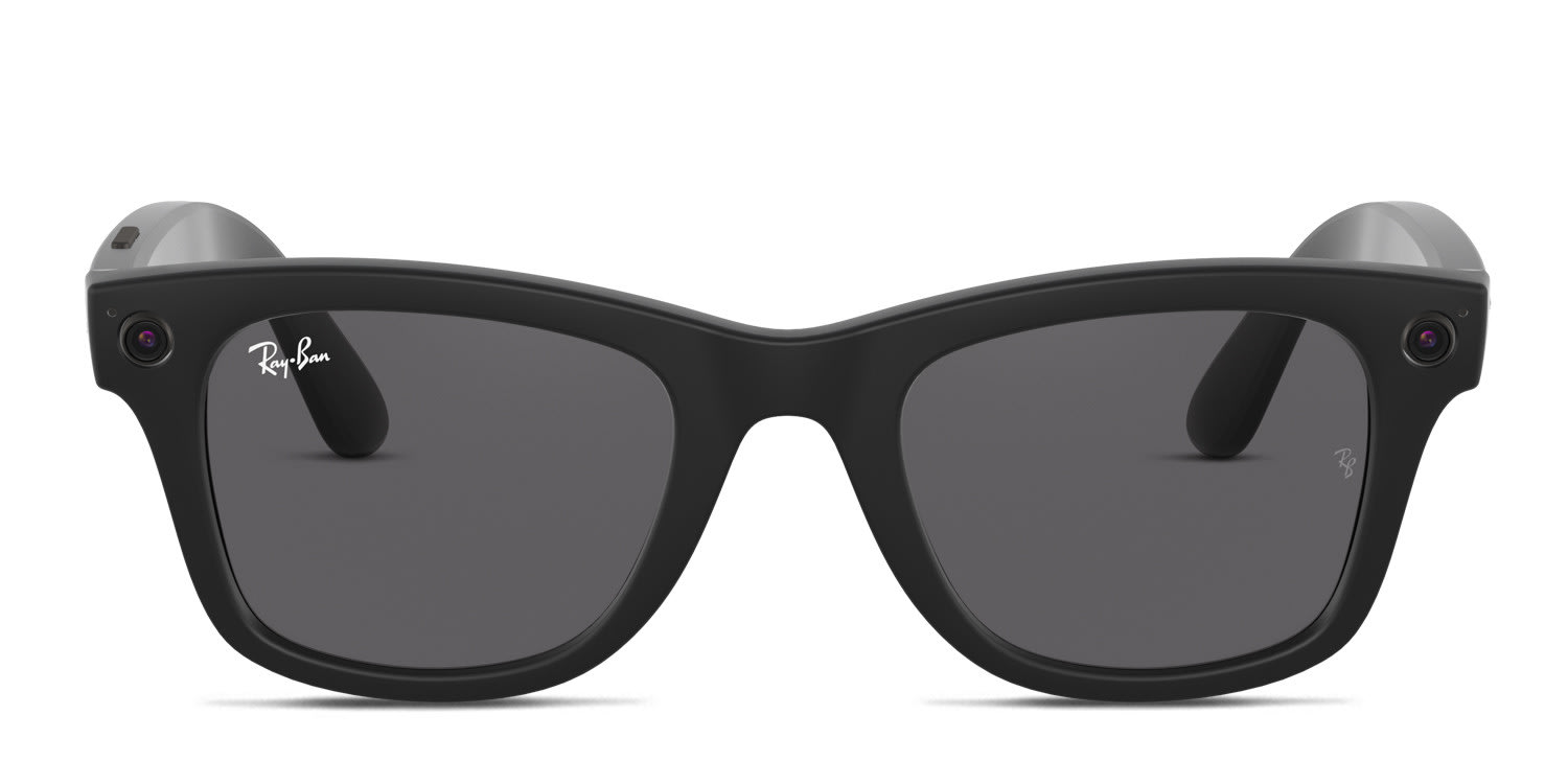 Ray-Ban Stories RW4002 Wayfarer Black frame with Grey lenses. Lenses ...