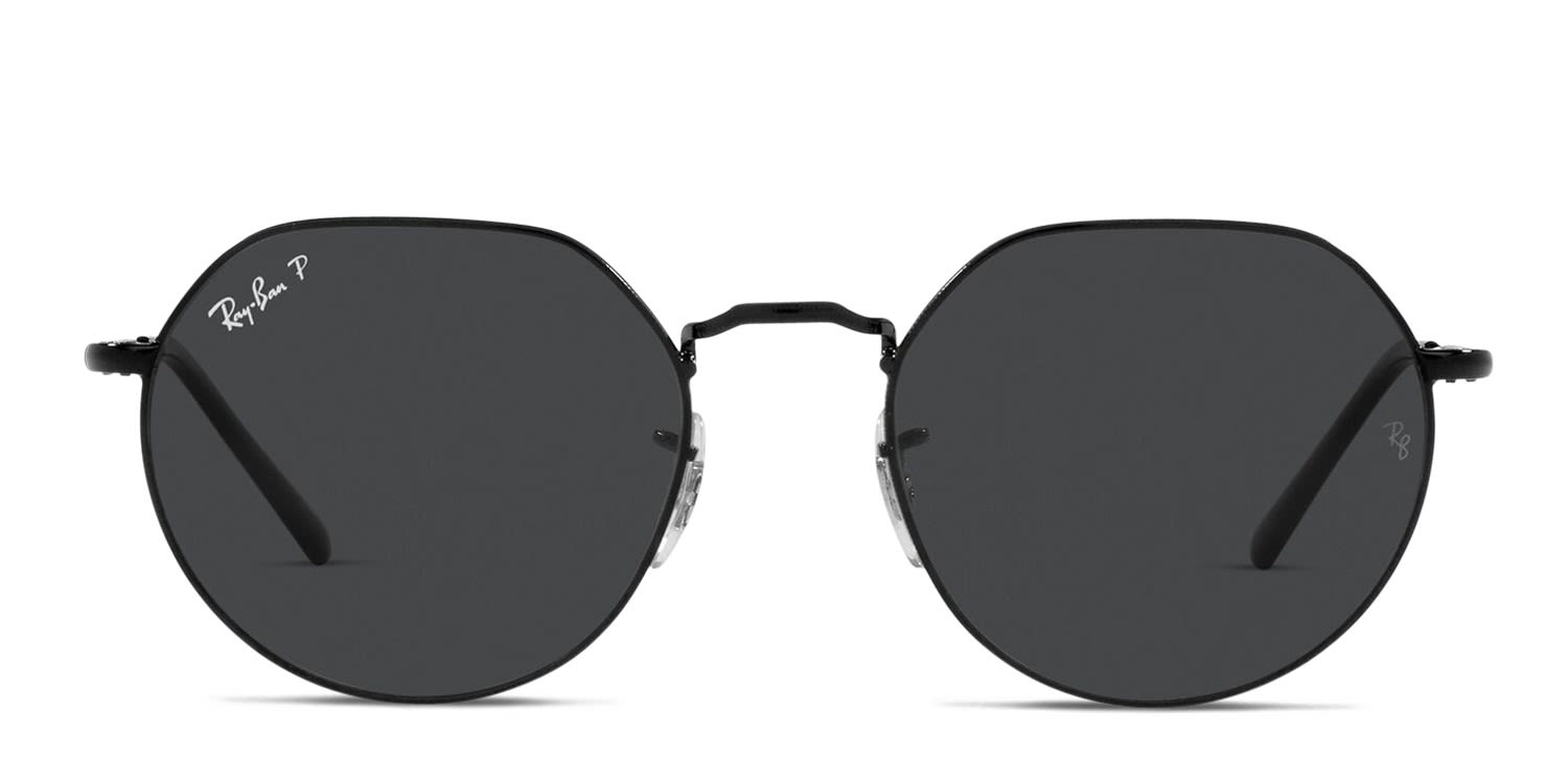 Ray-Ban RB3565 Jack black frame with polarized black lenses. Lenses ...