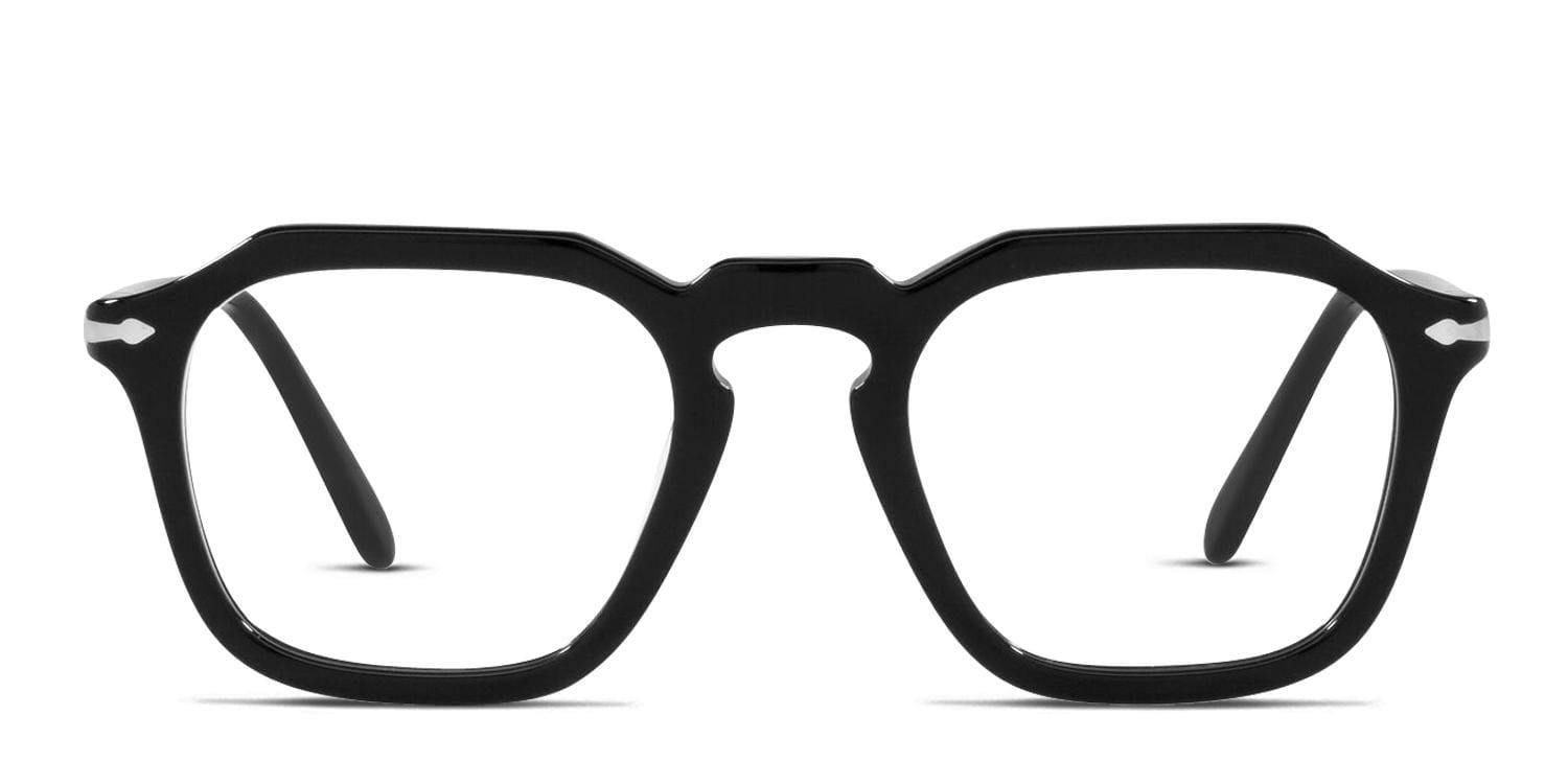 Persol PO3292V Shiny Black Eyeglasses | Includes Free Rx Lenses ...