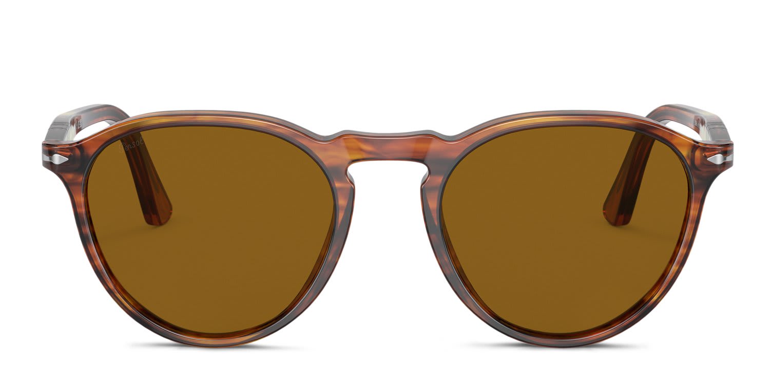 Persol PO3286S multicolor , red frame with brown lenses. Lenses provide ...