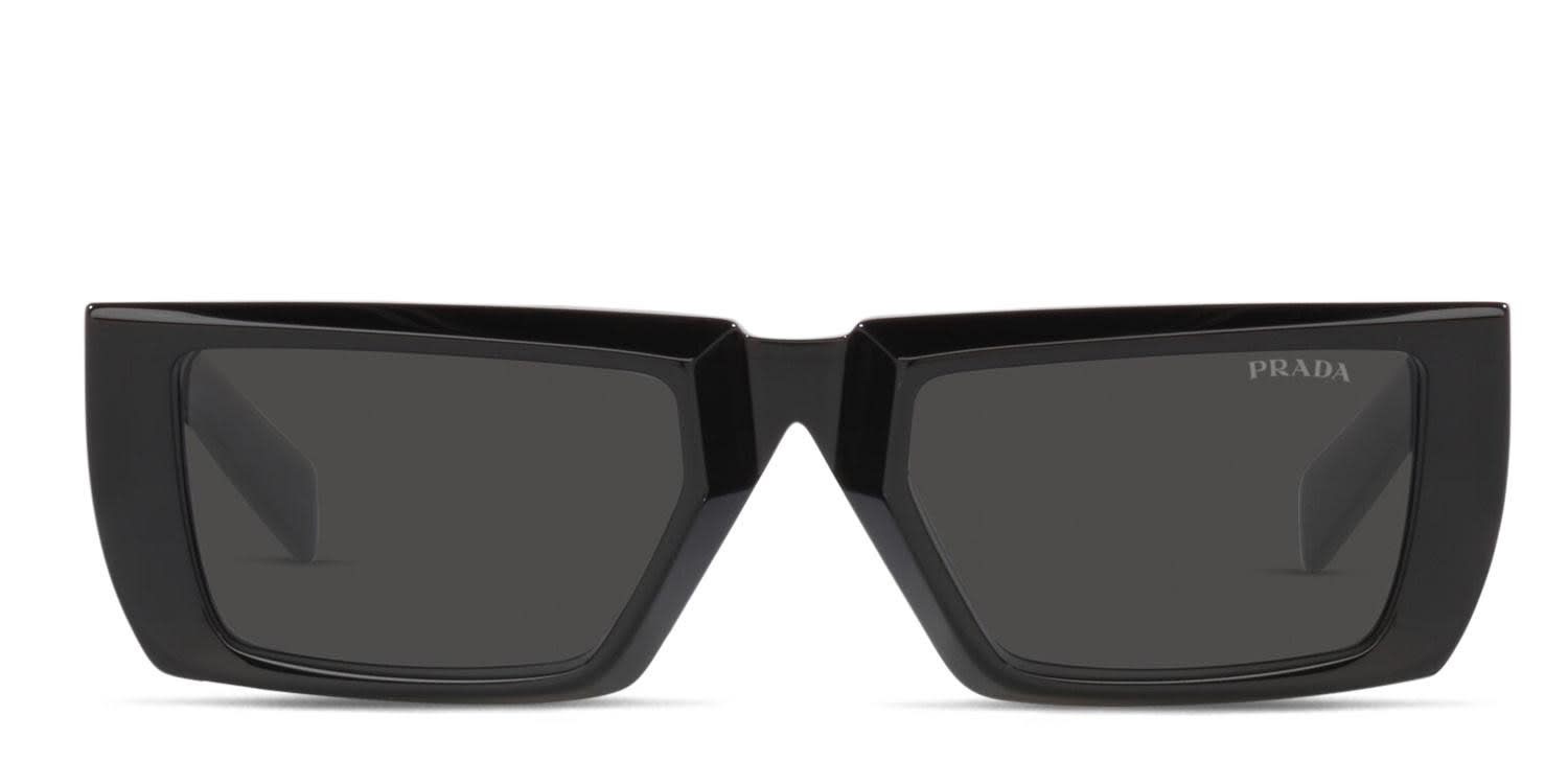 Prada PR 24YS Shiny Black Prescription Sunglasses - 50% Off Lenses
