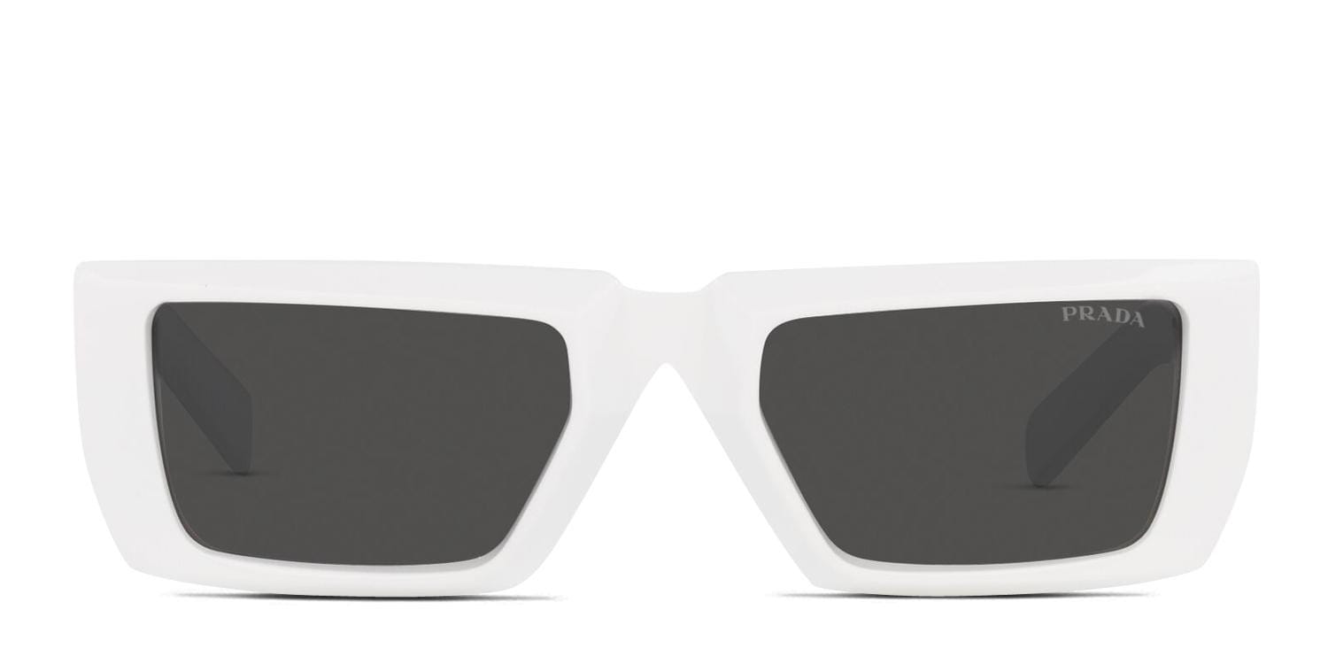 Prada PR 24YS White Prescription Sunglasses - 50% Off Lenses