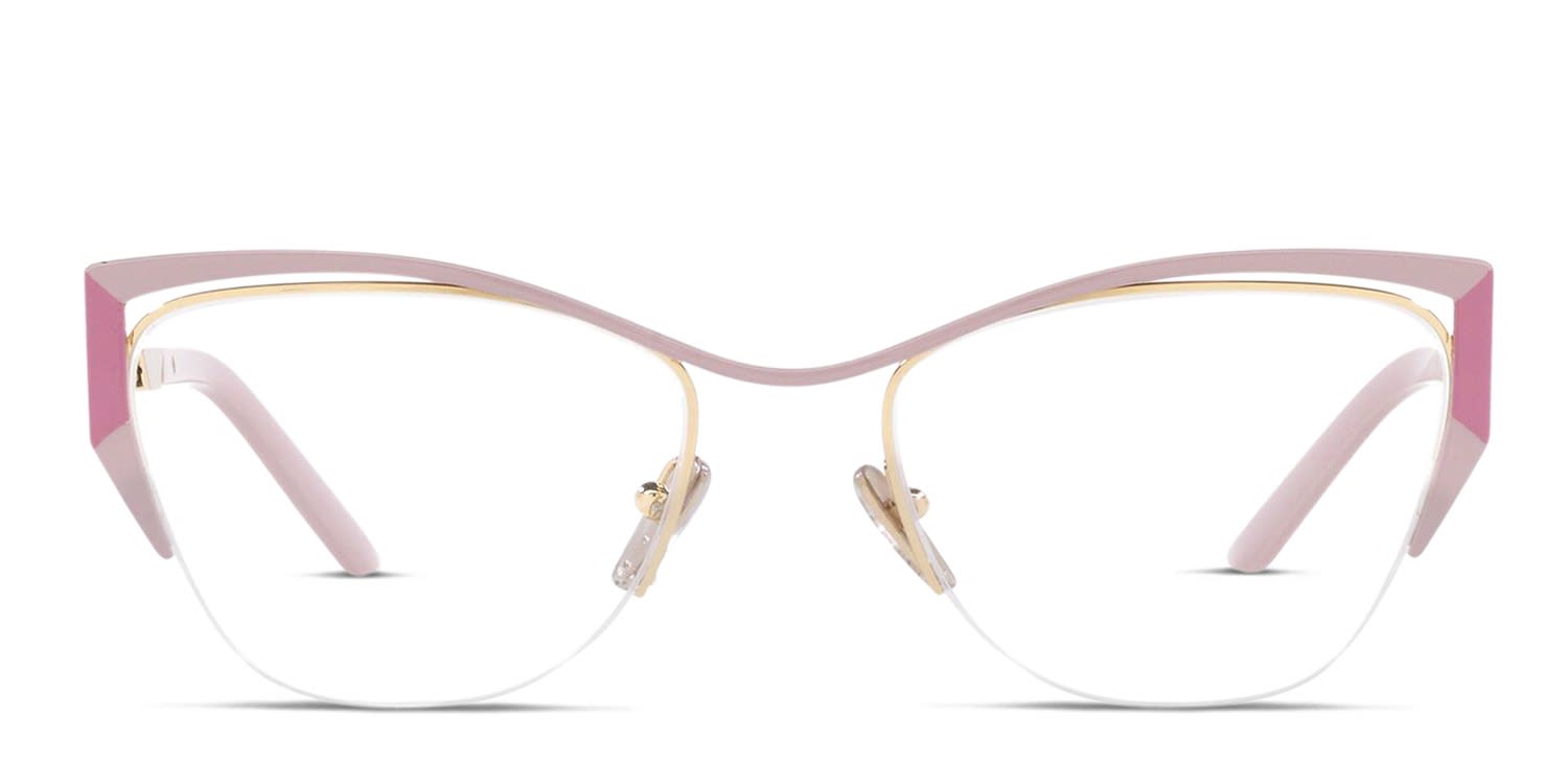Prada PR63YV Purple, Gold Eyeglasses | Includes Free Rx Lenses ...