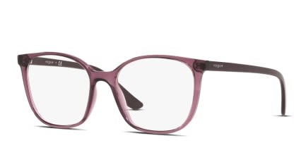 Vogue VO5356 Clear , Purple Eyeglasses | Includes Free Rx Lenses ...