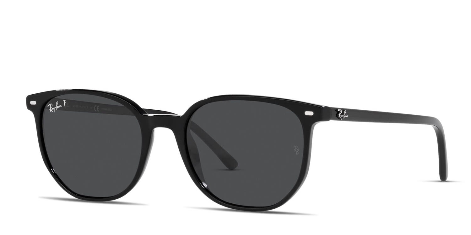 Ray-Ban RB2197 Elliot black frame with polarized black lenses. Lenses ...