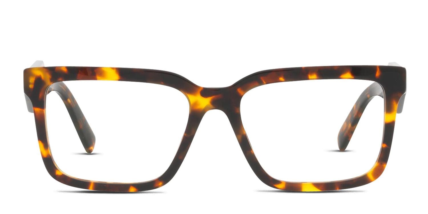 Prada PR 10YV Tortoise/Yellow Eyeglasses | Includes Free Rx Lenses ...