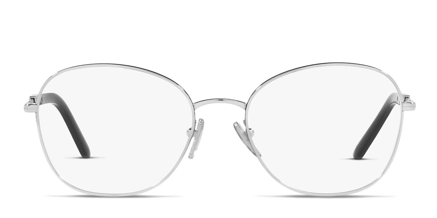 Prada PR 64YV Silver/Black Eyeglasses | Includes Free Rx Lenses ...