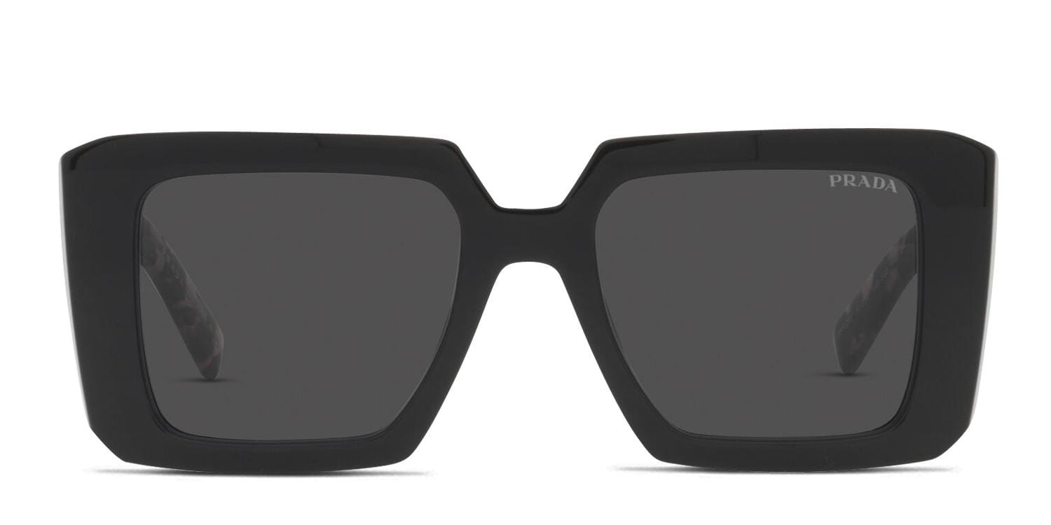 Prada PR 23YS Black Prescription Sunglasses - 50% Off Lenses
