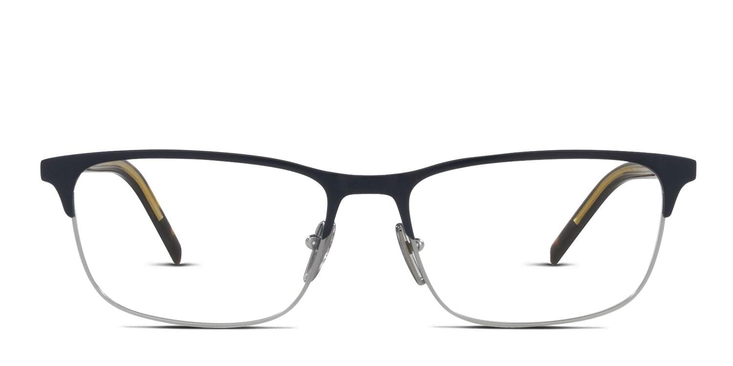 Prada PR 66YV Blue/Gunmetal Eyeglasses | Includes Free Rx Lenses ...