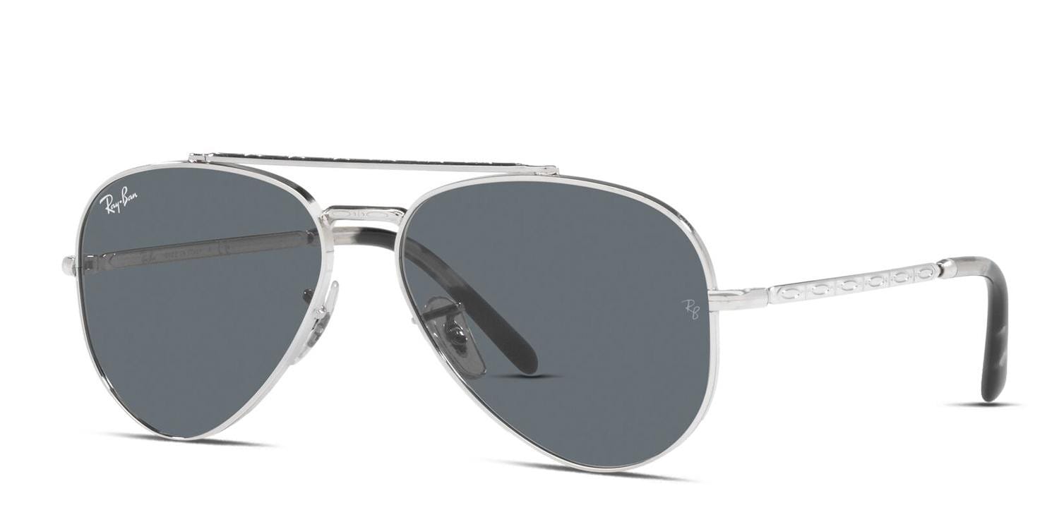 Ray-Ban RB3625 New Aviator Silver Prescription Sunglasses