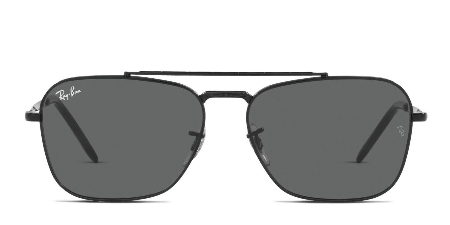 Ray-Ban RB3636 New Caravan Black Prescription Sunglasses - 50% Off Lenses