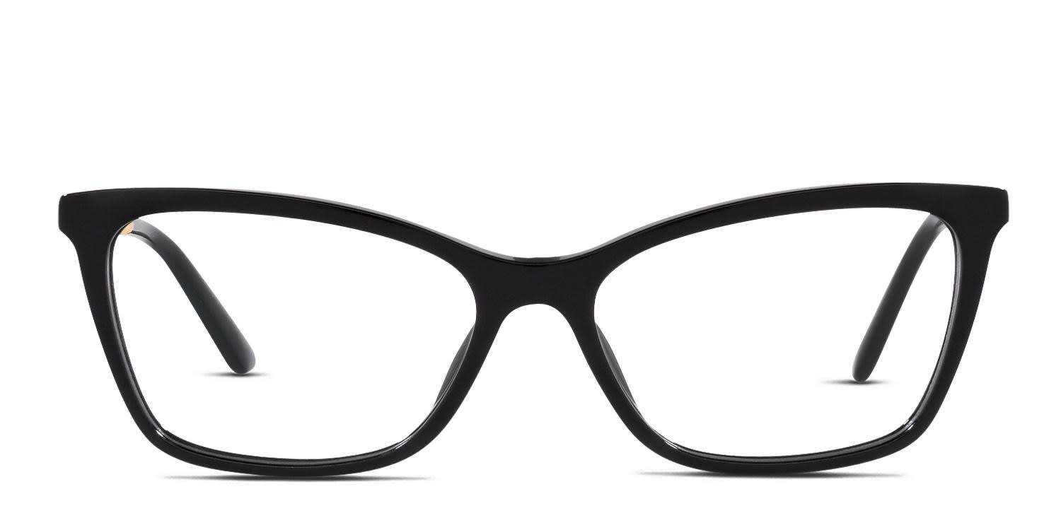 Dolce & Gabbana DG3347 Shiny Black Eyeglasses | Includes Free Rx Lenses ...