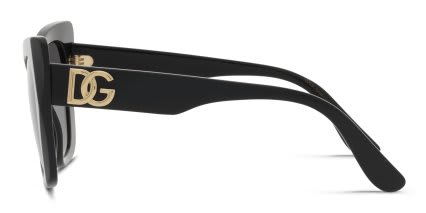 Dolce & Gabbana DG4405 black frame with grey gradient lenses. Lenses ...
