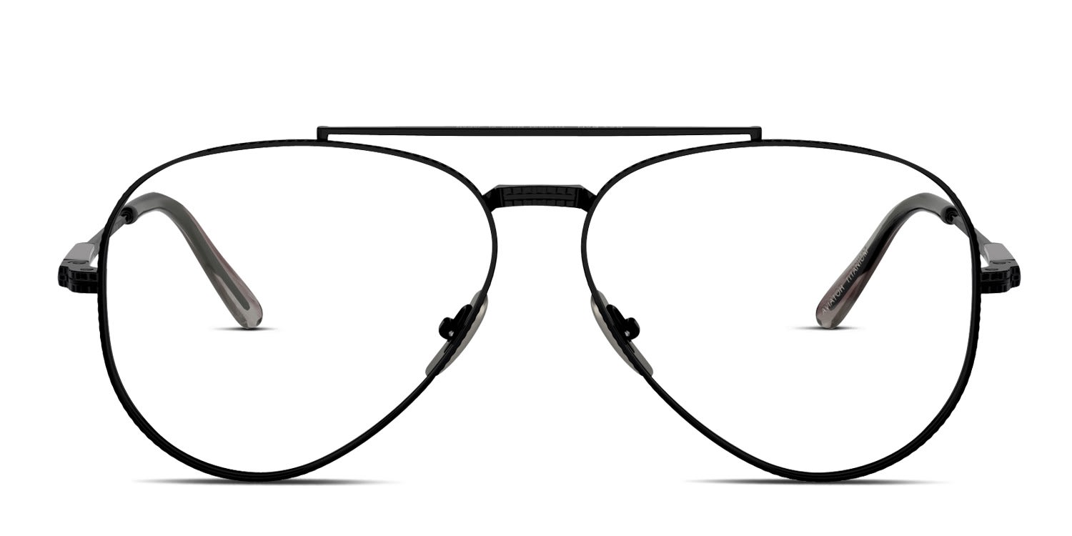 Ray-Ban RX8225V Aviator Titanium black frame
