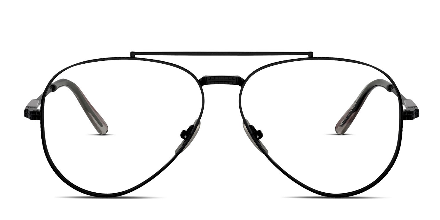 Ray-Ban RX8225V Aviator Titanium black frame
