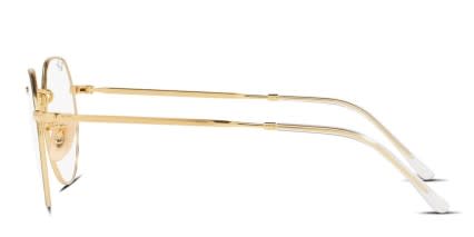 Ray-Ban RX6465 Jack Green/Gold Eyeglasses | Includes Free Rx Lenses ...