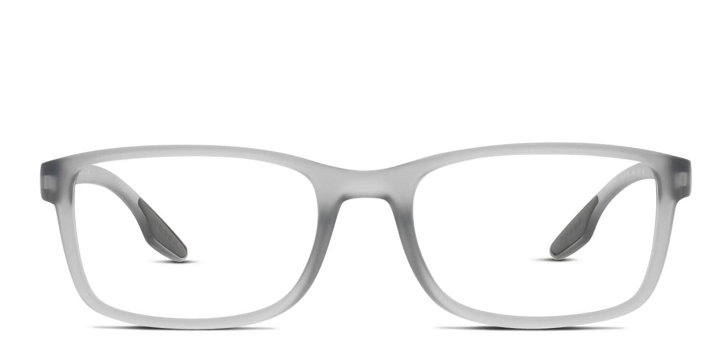 Prada PS 09OV Gray/Clear Eyeglasses | Includes Free Rx Lenses ...