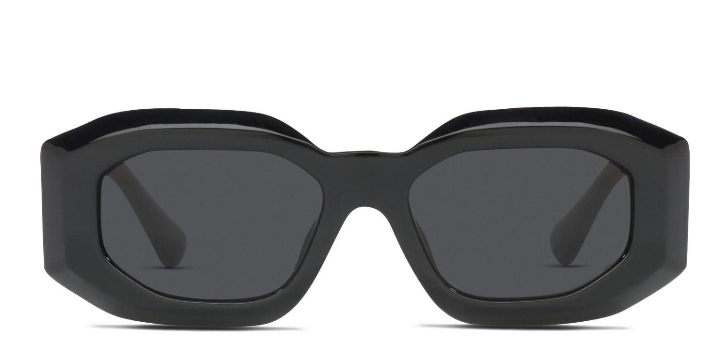 Versace VE4425U Shiny Black Prescription Sunglasses - 50% Off Lenses