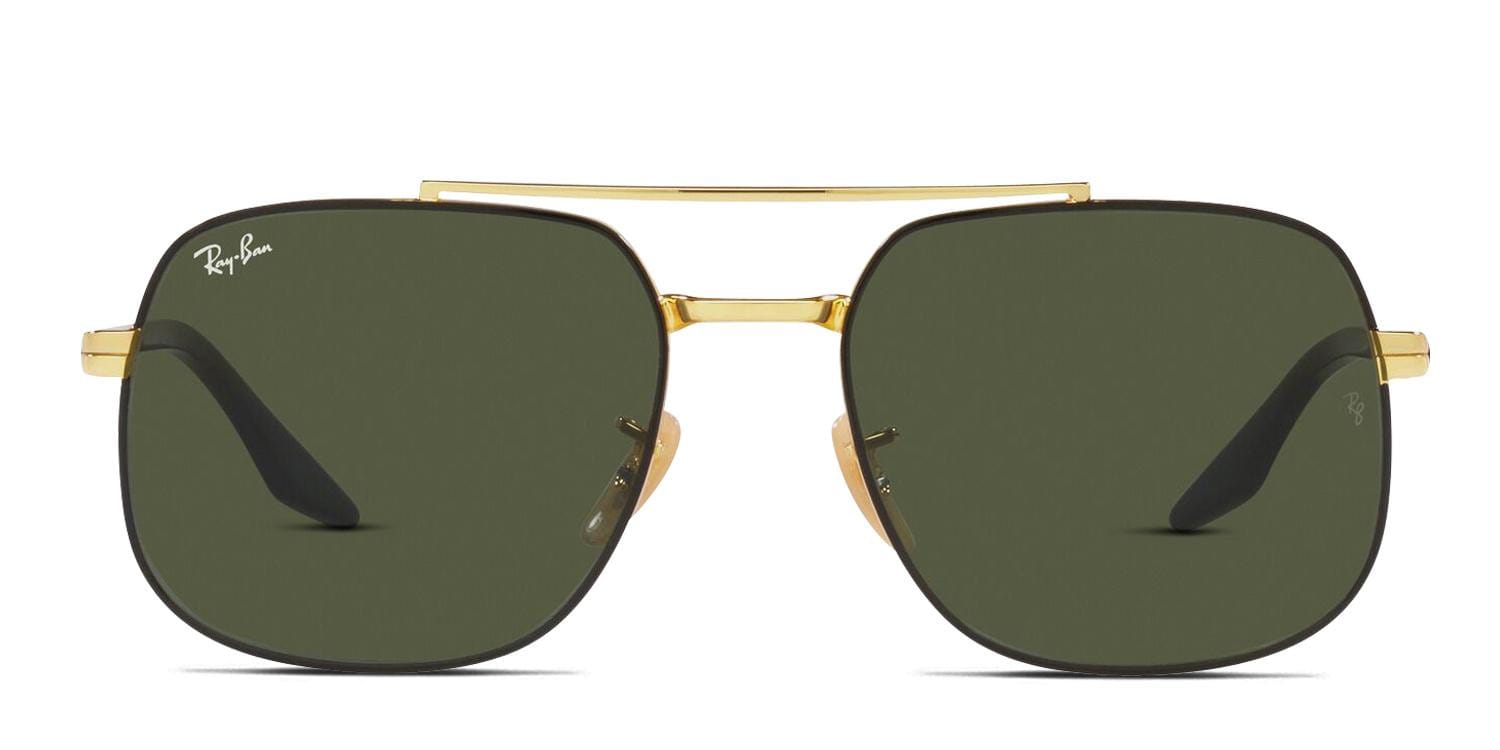 Ray-Ban RB3699 Black, Gold Prescription Sunglasses - 50% Off Lenses