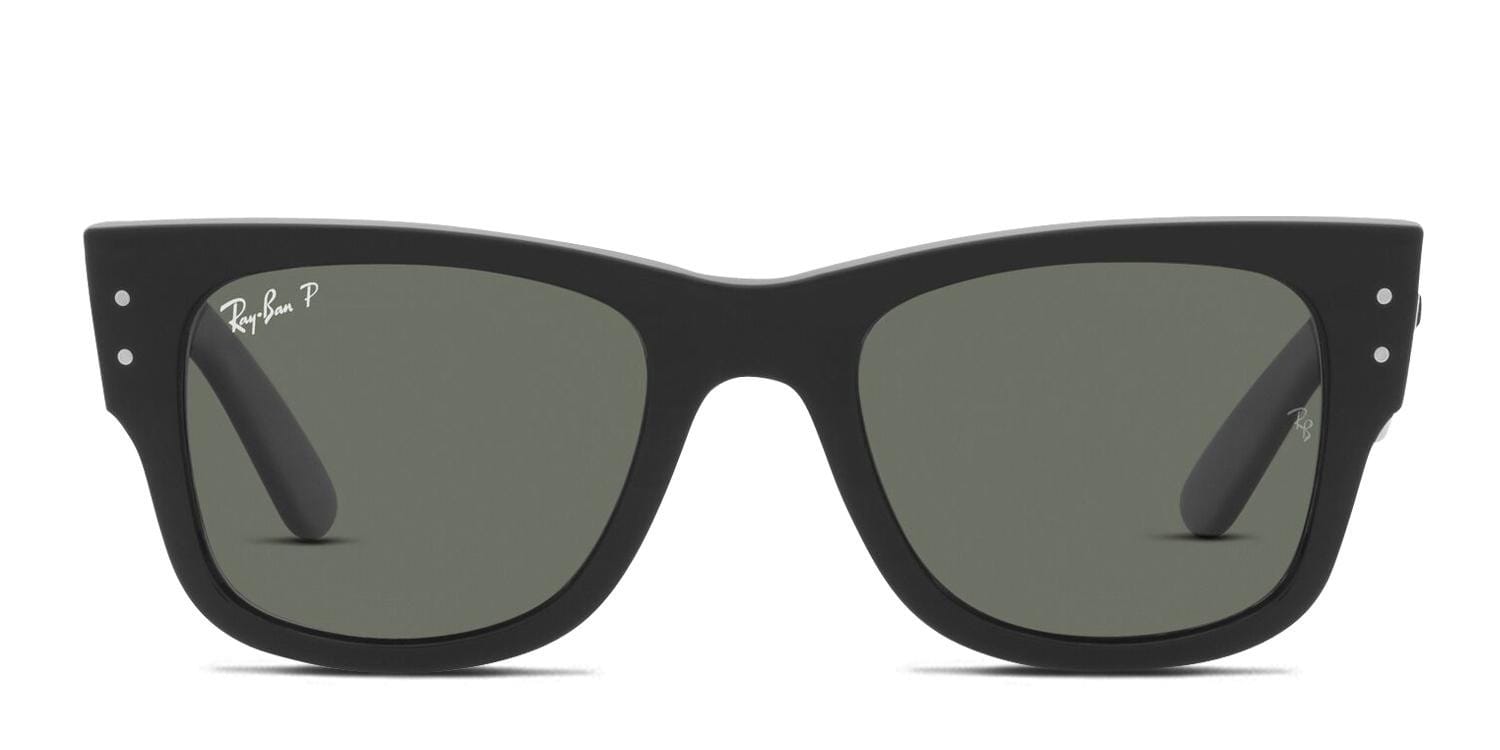 Ray-Ban RB0840S Mega Wayfarer Black, Green Prescription Sunglasses - 50 ...