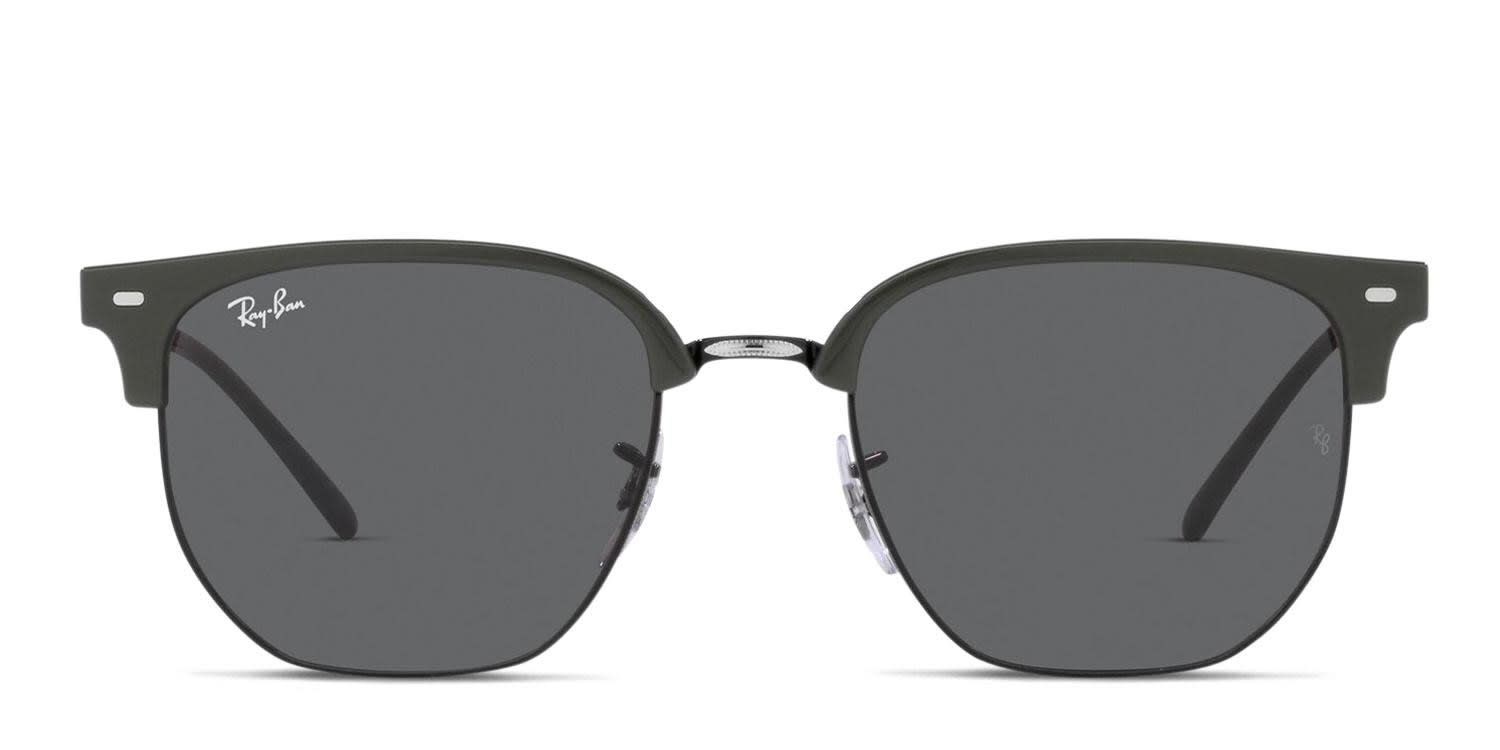 Ray-Ban RB4416 New Clubmaster Gray, Black Prescription Sunglasses - 50% ...