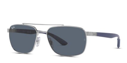 Ray-Ban RB3701 Silver Prescription Sunglasses - 50% Off Lenses